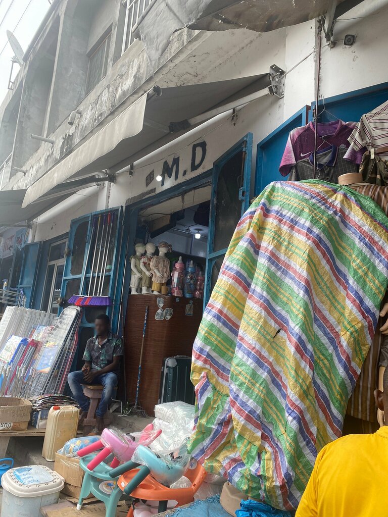 Çocuk ürünü toptancıları M. D, Brazzaville, foto