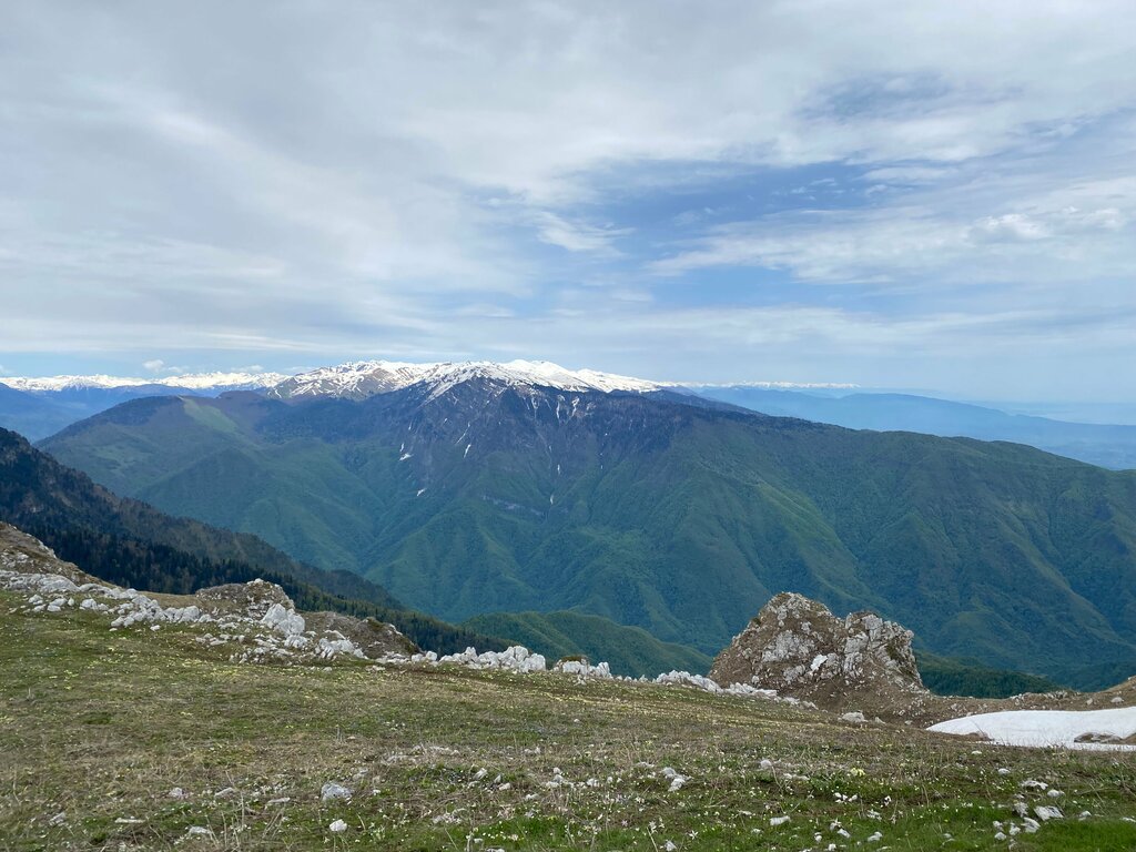Seyir terası Гора Мымзышха, Gagra Bölgesi, foto