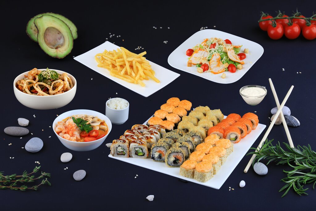 Suşi restoranı Sushic, Moskova, foto