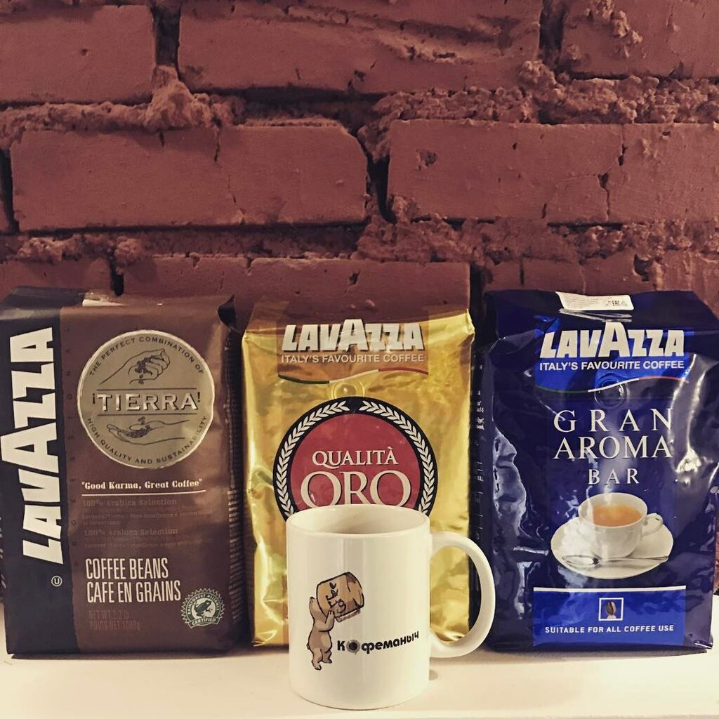 Kahve dükkanı Coffeemanich, Moskova, foto