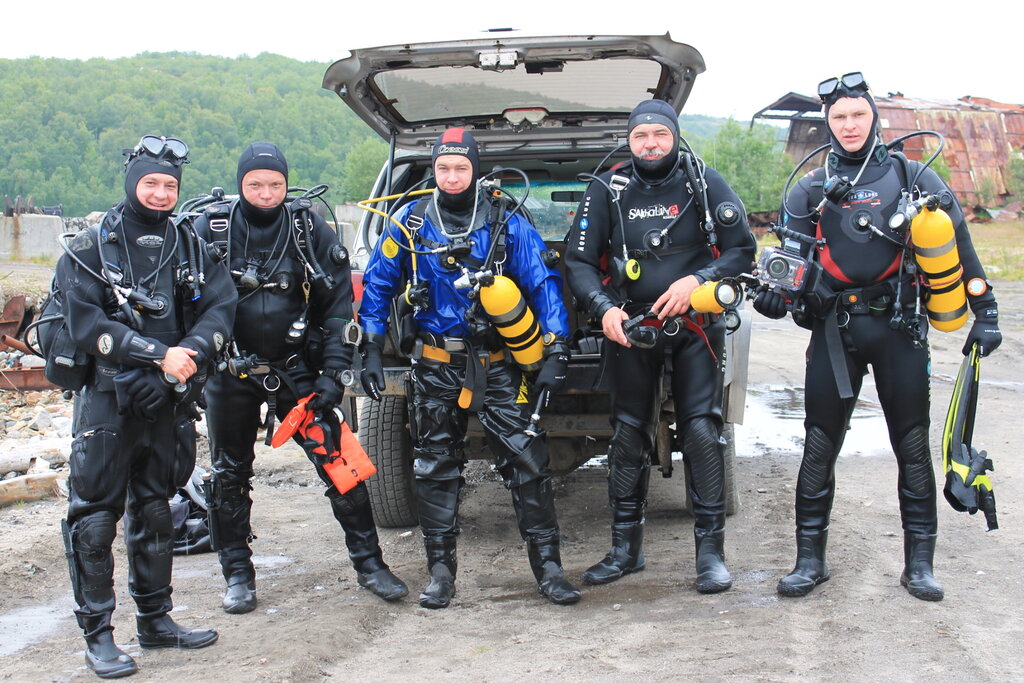 Dalış kulüpleri ve eğitim merkezleri Dayving klub Morskoy okhotnik, Murmanskaya oblastı, foto