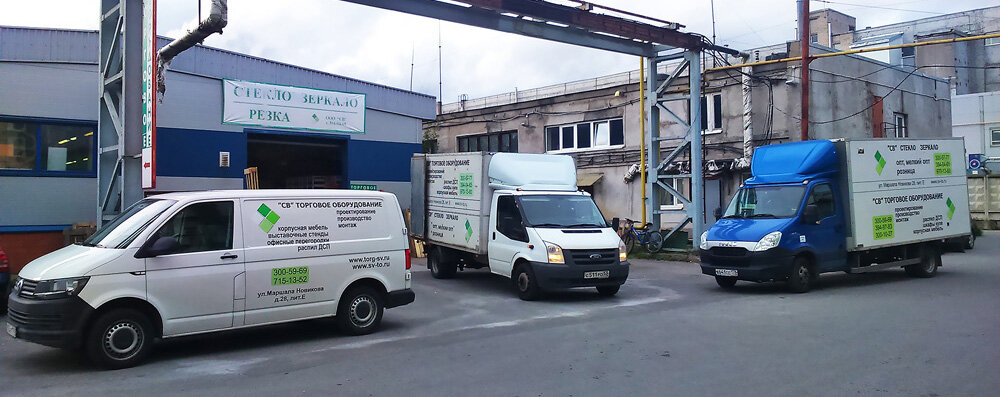 Cam ve cam ürün üreticisi СВ Стекло, Saint‑Petersburg, foto
