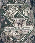O'Hare International Airport (State of Illinois, Cook County, Chicago, Oscar O. D'Angelo Park), havaalanları  Chicago'dan