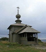 Ortodoks kiliseleri Tserkov Andreya Pervozvannogo V Andreyevskoy pustyni, Arhangelskaya oblastı, foto