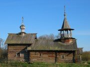 Şapel, haç anıtı Chapel of the Assumption of Our Lady, Karelya, foto