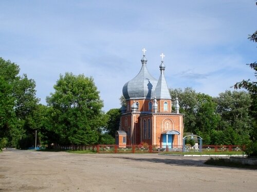 Ortodoks kiliseleri Svyato-Kazansky khram, Volyn oblastı, foto