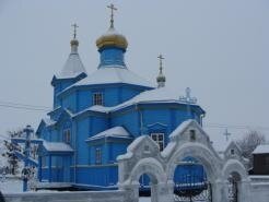 Ortodoks kiliseleri Khram svyatitelya Vasiliya Velikogo, Volyn oblastı, foto