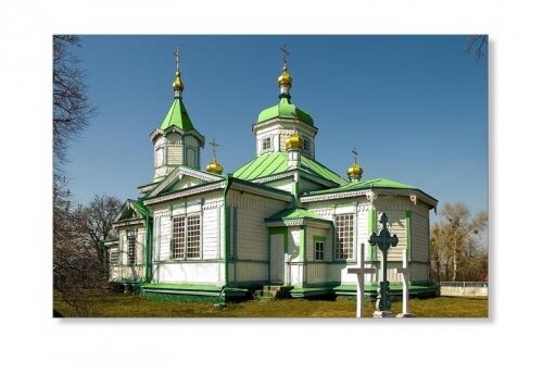 Ortodoks kiliseleri Svyato-Pokrovsky khram, Kiev Bölgesi, foto