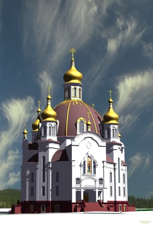 Ortodoks kiliseleri Svyato-Pokrovsky khram, Mariupol, foto