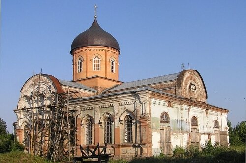Ortodoks kiliseleri Khram Rozhdestva Khristovogo, Borzna, foto