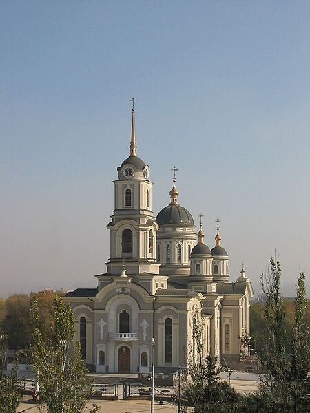 Ortodoks kiliseleri Svyato-Preobrazhensky Kafedralny Sobor, Donetsk, foto