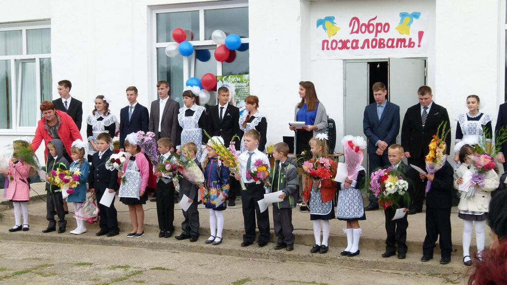 Ortaokul Тинская средняя школа № 2, Krasnoyarski krayı, foto