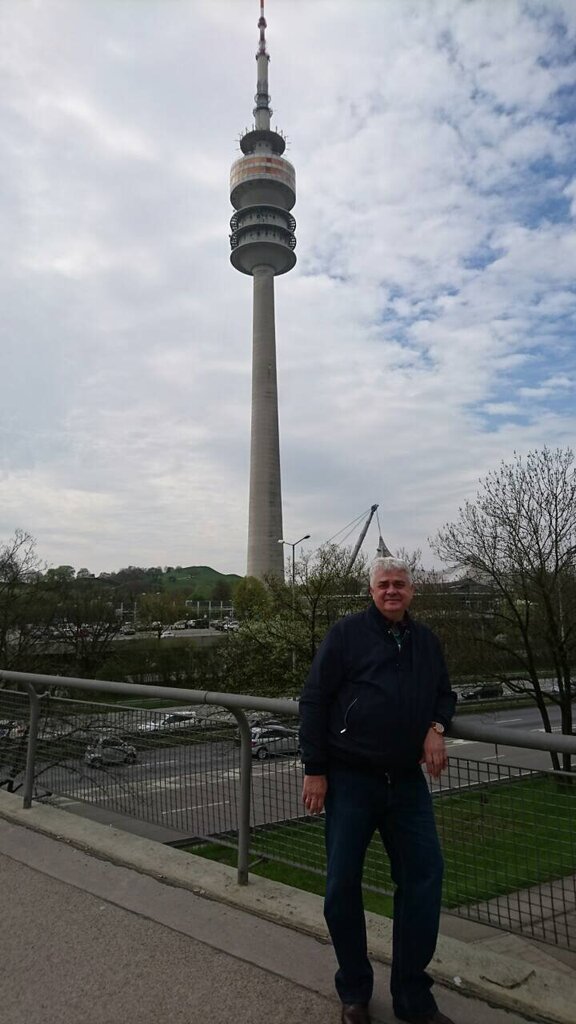 Turistik yerler Olympiaturm, Münih, foto