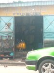 Vulca Mbakas (Brazzaville, Commune de Poto-Poto, Rue Banziris), oto lastik tamiri  Brazzaville'den