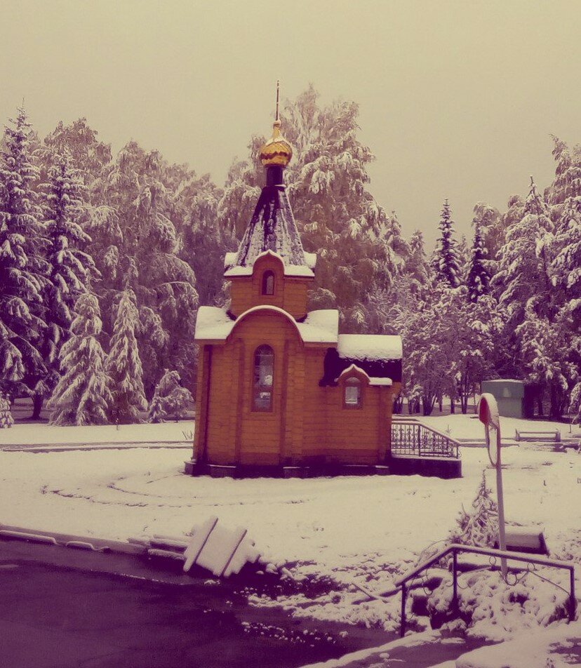 Ortodoks kiliseleri Часовня Илии Пророка, Novosibirsk, foto