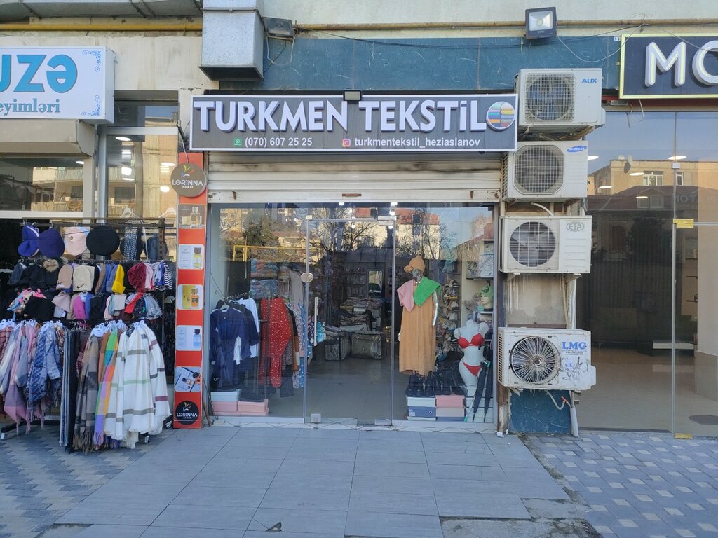 Ev tekstili mağazaları Turkmen tekstil, Bakü, foto