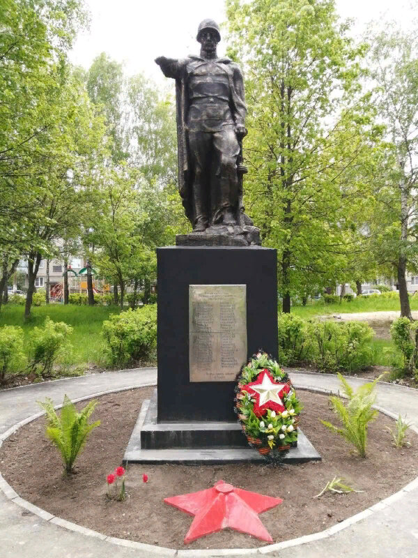 Anıt, heykel Погибшим в Великой Отечественной войне 1941-1945 гг., Nijegorodskaya oblastı, foto
