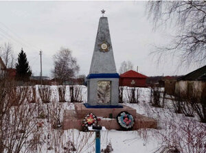 Мемориал Великой Отечественной войны (Nizhniy Novgorod Region, Dalnekonstantinovskiy munitsipalny okrug, derevnya Zubanikha, Ogorodnaya ulitsa), anıt, heykel  Nijegorodskaya oblastından