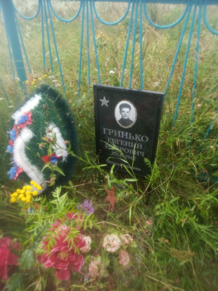 Ünlü kişilerin mezarları Могила красноармейца Е.П. Гринько, Kalujskaya oblastı, foto