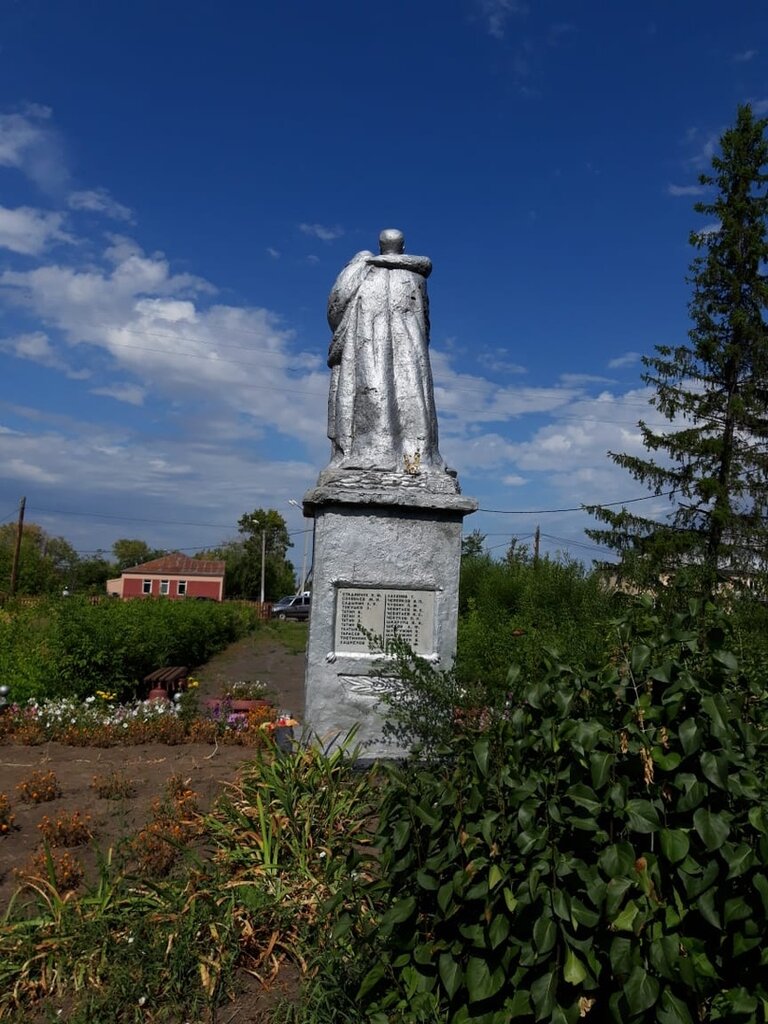 Anıt, heykel Воинам Великой Отечественной войны, Omskaya oblastı, foto