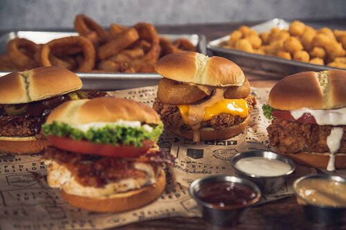 Fast food Wayback Burgers, Kuala Belait, foto