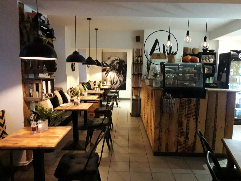Kahve dükkanları Café Avi, Hamburg, foto