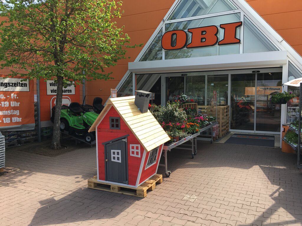 i̇nşaat malzemeleri toptan OBI Markt Pößneck, Thüringen, foto