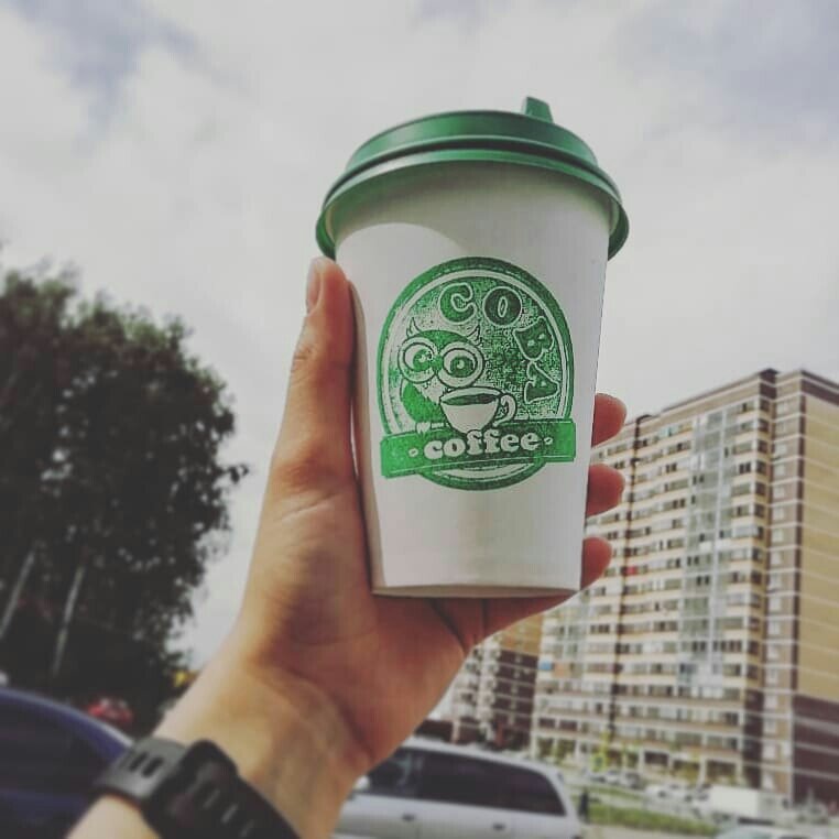 Al götür kahve Сова, Novosibirsk, foto