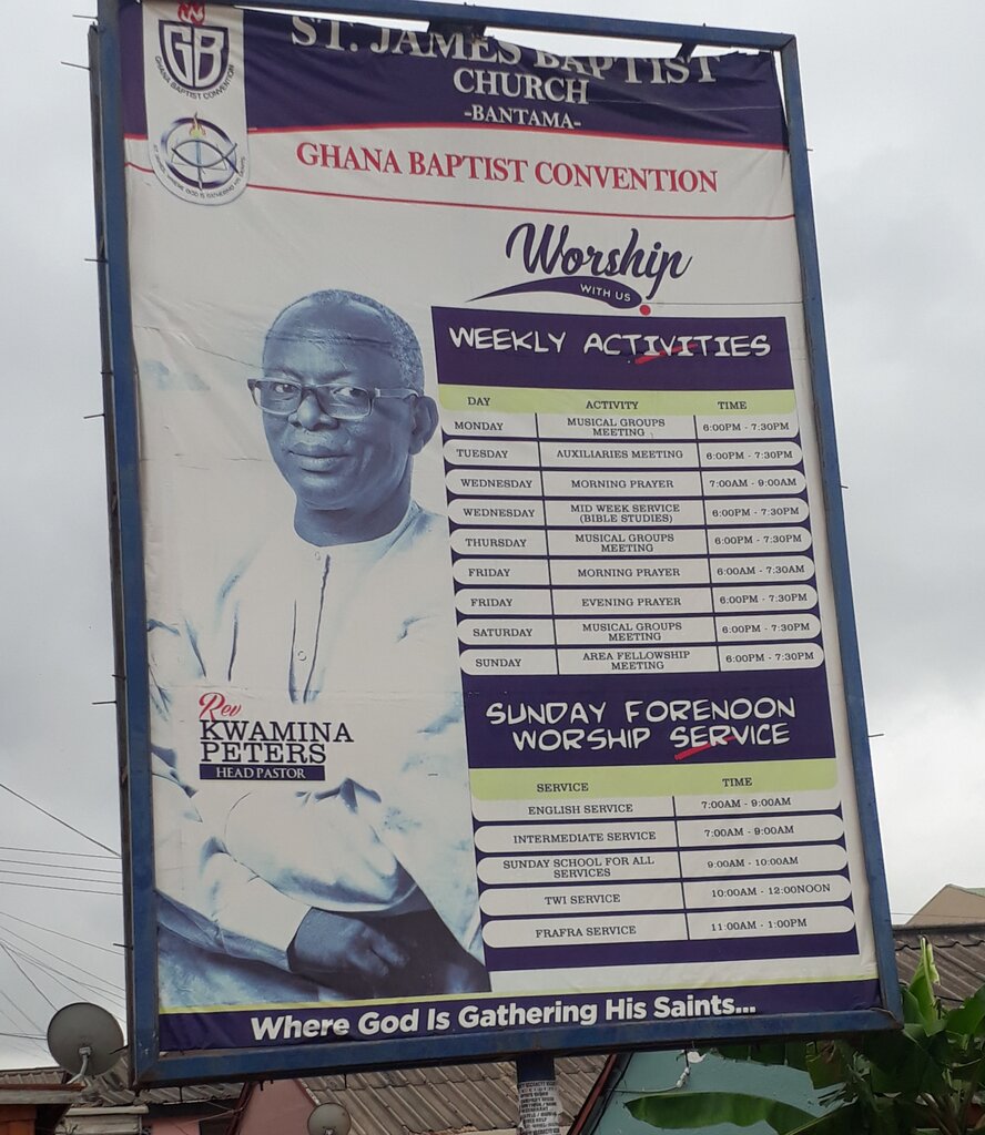 Dini kurslar St James Baptist Church, Bantama, Kumasi, foto
