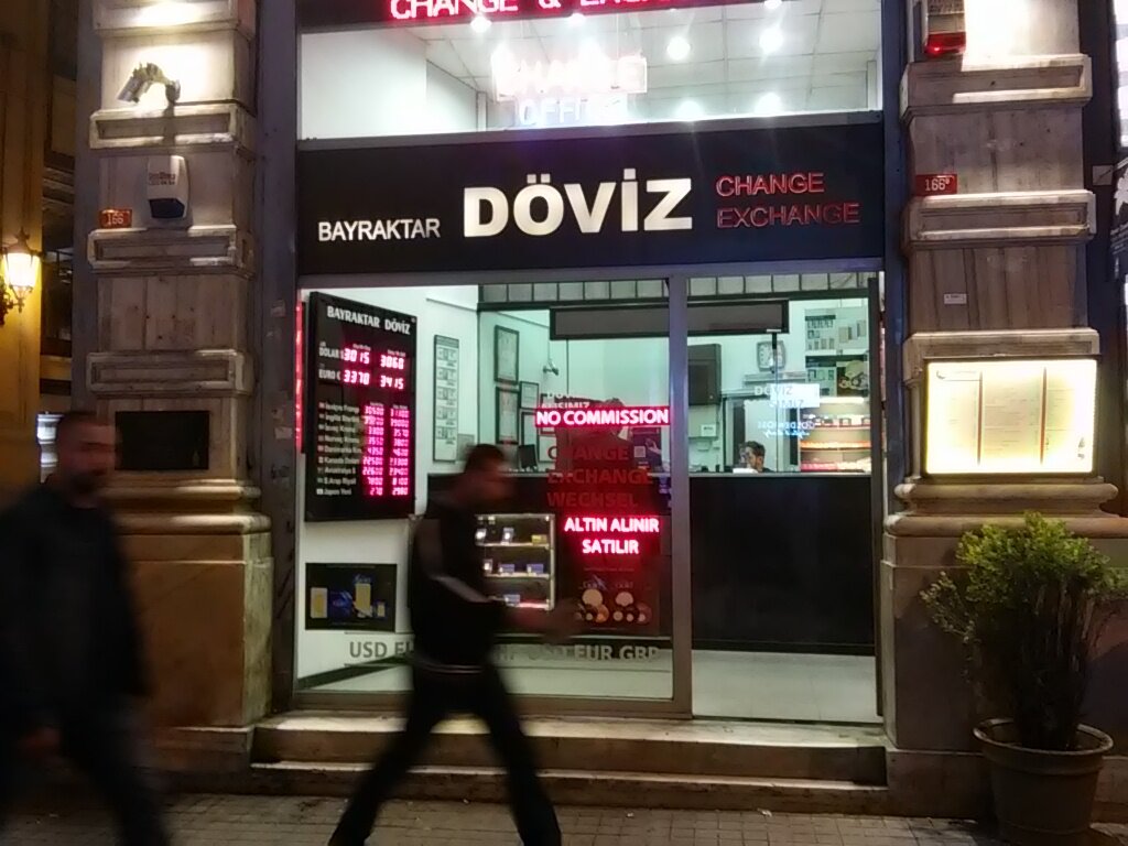 Döviz büroları Bayraktar Döviz Bürosu, İstanbul, foto