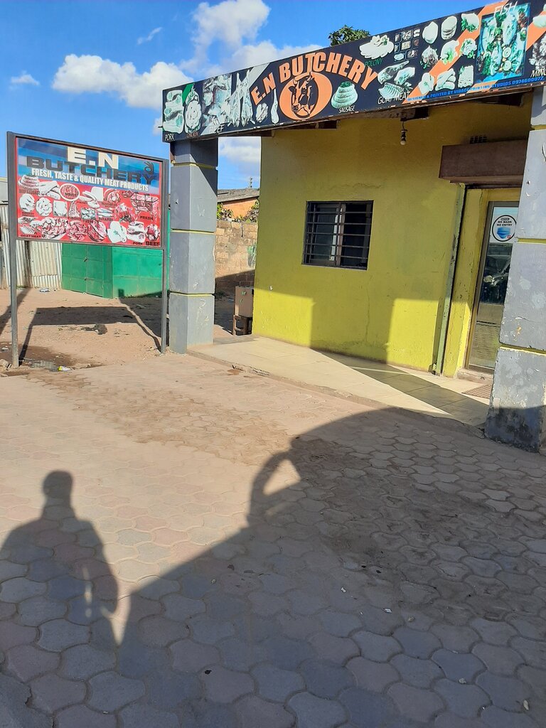 Kasap, şarküteri ES Butchery, Lusaka, foto