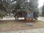 Схема парка (Lipetsk, Bykhanov Sad Park), bilgi standı, onur panosu  Lipetsk'ten