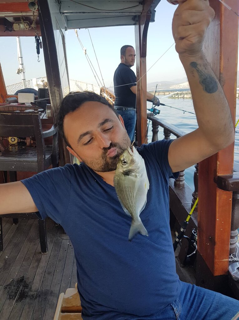 Avcılar ve balıkçılar Kazıklı Balık Avı, Milas, foto