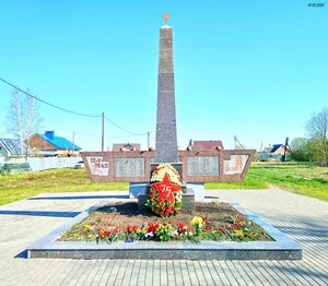 Воинам, павшим в годы Великой Отечественной войны 1941-1945 гг. (No:63, derevnya Romanovka), anıt, heykel  Saint‑Petersburg ve Leningradskaya oblastından