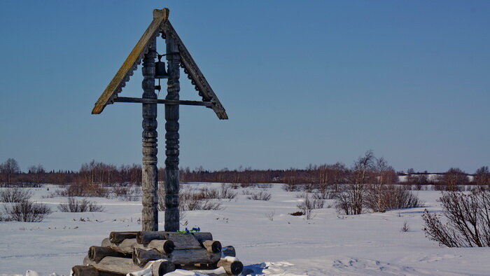 Turistik yerler Историко-культурный и ландшафтный музей-заповедник Пустозерск, Nenets özerk okrugu, foto