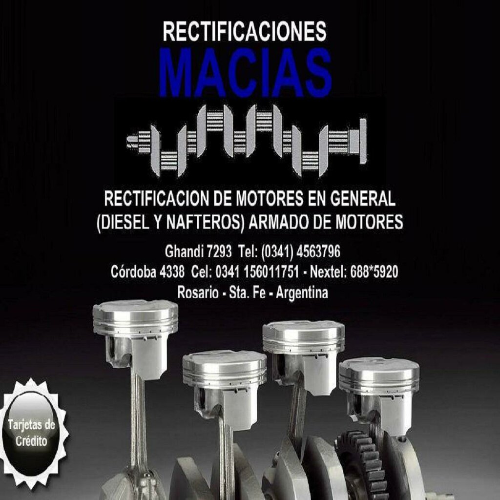 Motor tamiri Rectificaciones Macías Sh, Rosario, foto