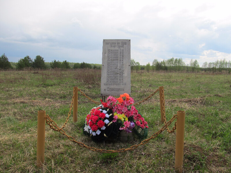 Anıt, heykel Погибшим на Великой Отечественной войне, Kirovskaya oblastı, foto