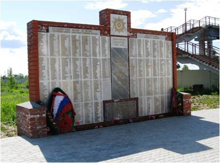 Anıt, heykel Мемориал памяти Защитникам Отечества 1941-1945 годов, Kirovskaya oblastı, foto