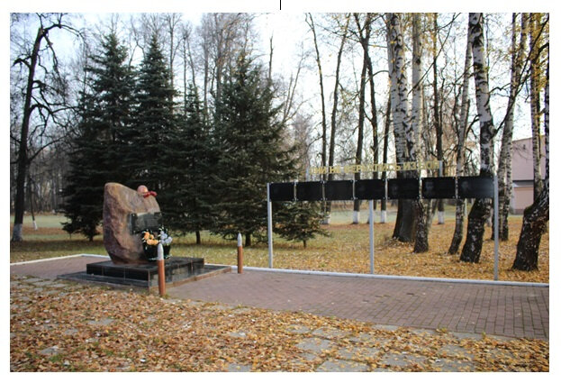 Anıt, heykel Воинам-интернационалистам, Riazanskaya oblastı, foto