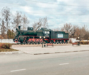 Паровоз Эр773-50 (Lipetsk Region, Gryazi, ulitsa 30 let Pobedy), teknoloji anıtı  Griazi'den