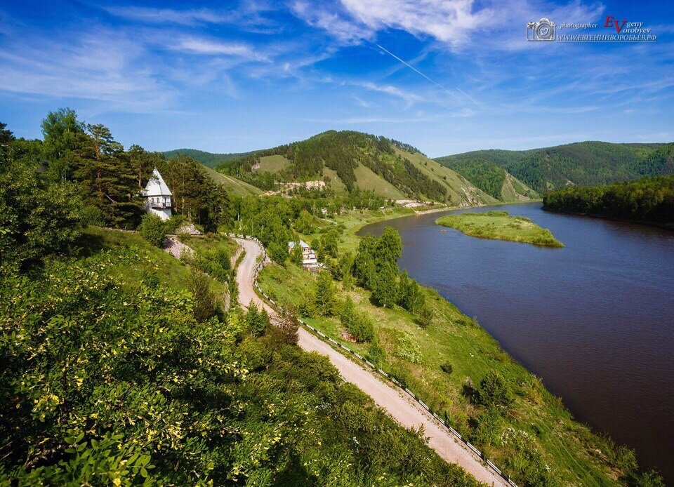 Resort oteller, tesisler Manskaya krepost, Krasnoyarski krayı, foto
