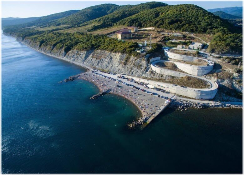 Plaj Pravii mis, Krasnodarski krayı, foto