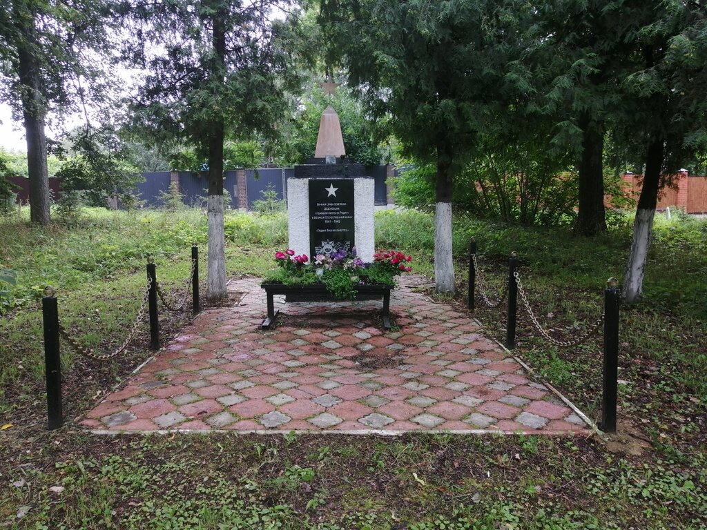 Anıt, heykel Обелиск погибшим землякам, Moskova ve Moskovskaya oblastı, foto