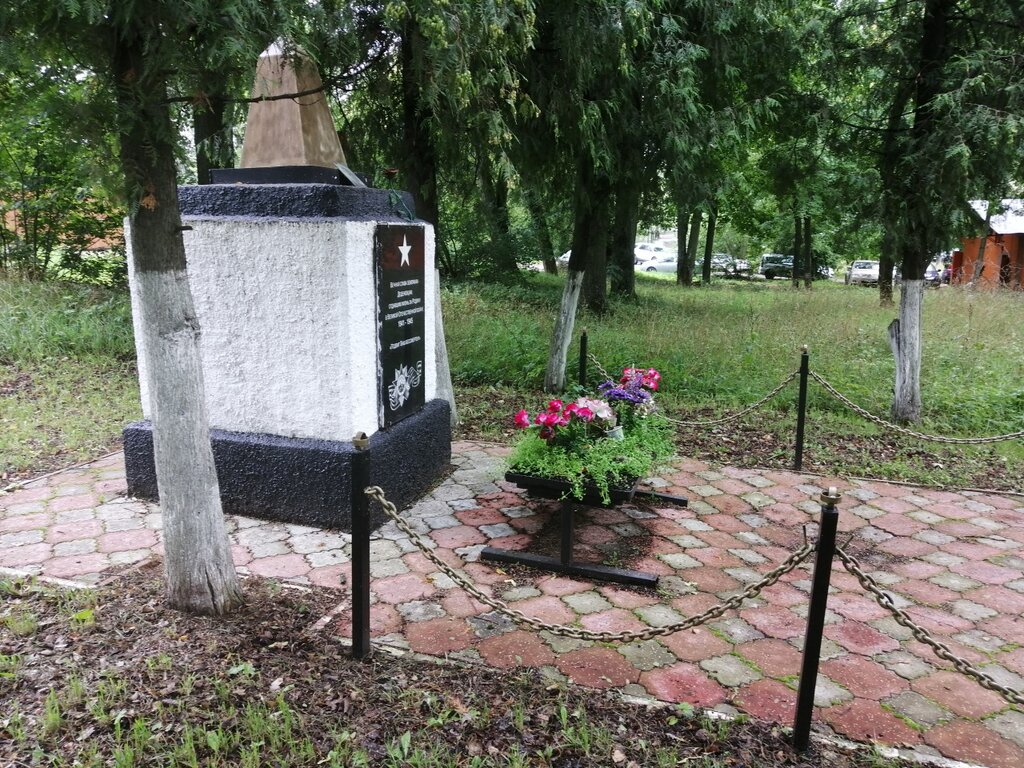 Anıt, heykel Обелиск погибшим землякам, Moskova ve Moskovskaya oblastı, foto