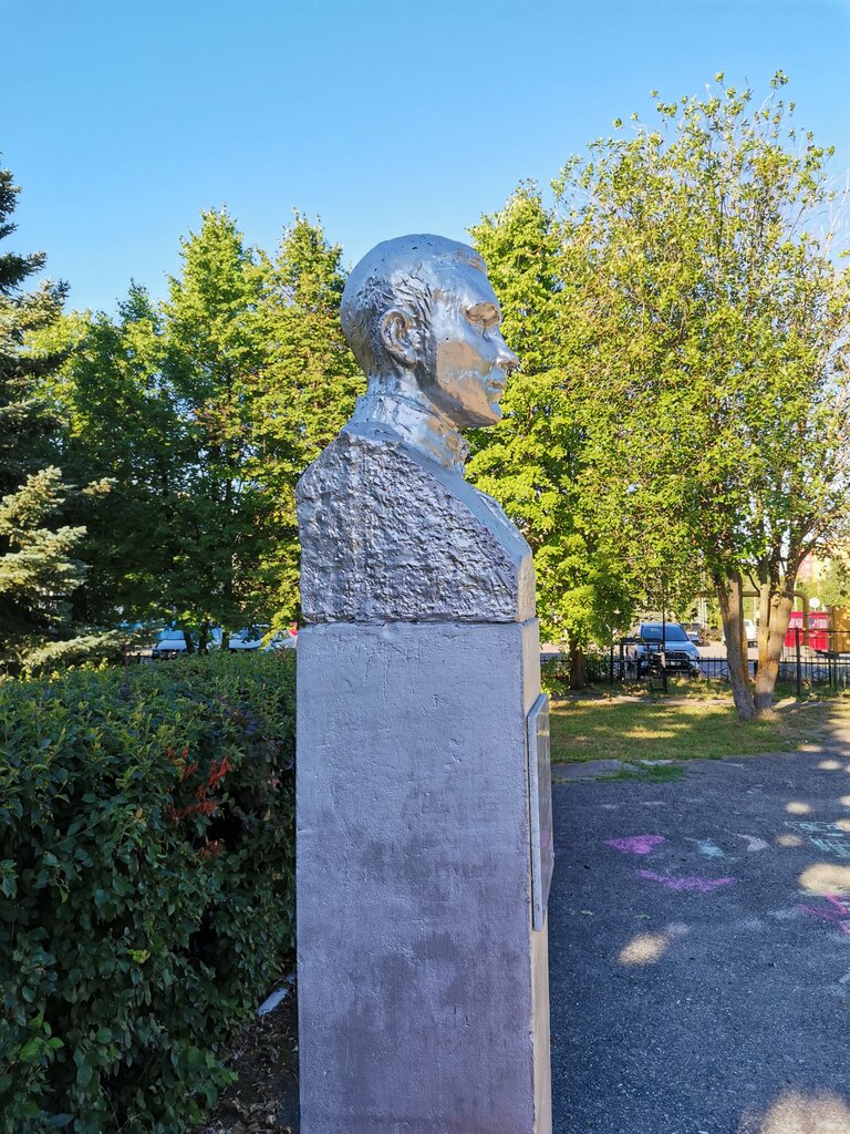 Anıt, heykel Бюст А.В. Шигаева, Ulyanovskaya oblastı, foto