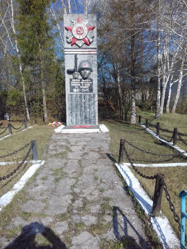 Anıt, heykel Воинам, погибшим в годы Великой Отечественной войны, Omskaya oblastı, foto