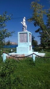 Воинам-землякам, погибшим на фронтах Великой Отечественной войны (Republic of Buryatia, Kabanskiy District, selo Bolshoye Kolesovo), anıt, heykel  Buriatya'dan
