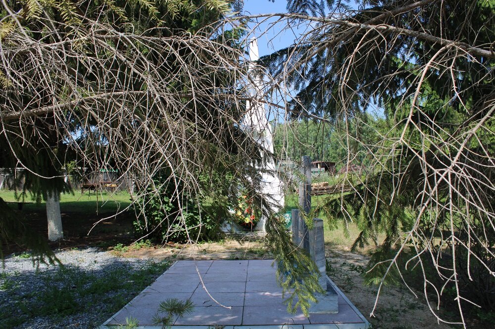 Anıt, heykel Обелиск павшим героям, Tümen (Tiumenskaya) oblastı, foto