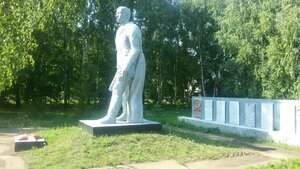 Участникам Великой Отечественной войны 1941-1945 гг. (Republic of Bashkortostan, Miyakibashevskiy selsovet, derevnya Novy Mir), anıt, heykel  Başkurdistan'dan