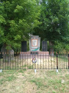Братская могила советских воинов, погибших в период Сталинградской битвы (Volgograd Region, Serafimovichskiy rayon, Proninskoye selskoye poseleniye, khutor Starosenyutkin), anıt, heykel  Volgogradskaya oblastından